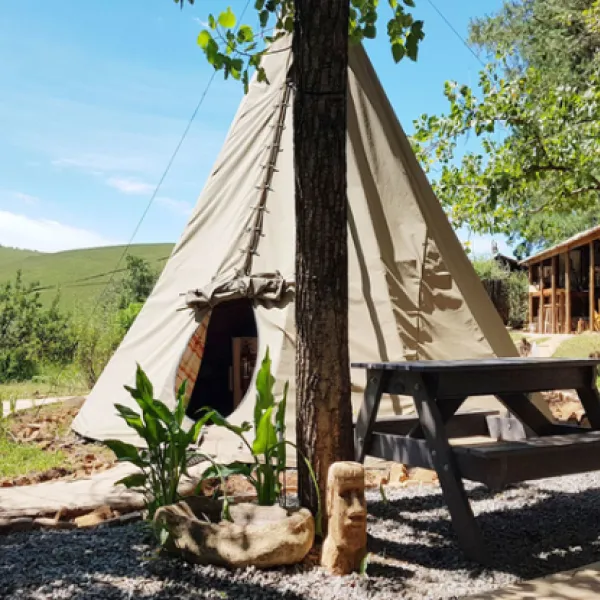 Nguni Moon Tepee Camp in South Africa - Spottocamp - Spottocamp